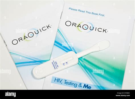 An Oraquick In Home HIV Testing Kit Stock Photo Alamy