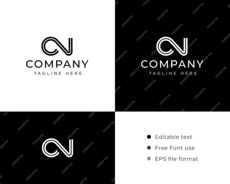 Premium Vector Monogram Cn Alphabet Initial Line Art Logo Vector