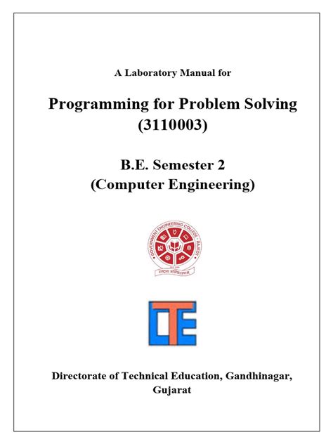 Pps Ce Lab Manual Even 2024 Pdf