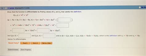 Solved My No Show That The Function Is Differentiable By