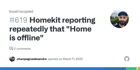 homekit reporting repeatedly that home is offline · issue 619