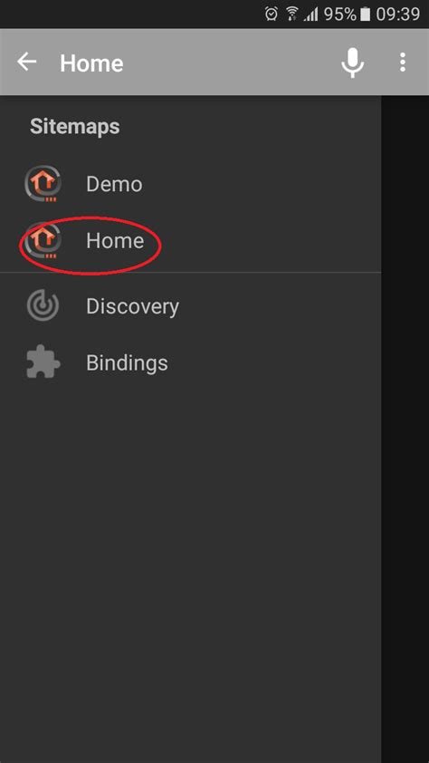 Sitemap Homedefault Items And Sitemaps Openhab Community