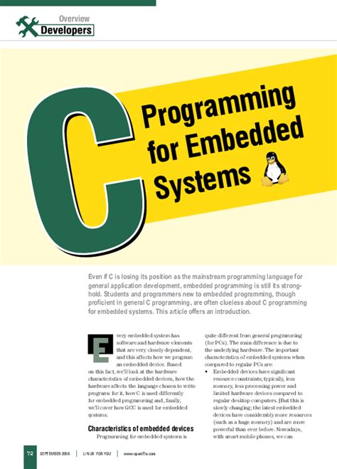 pdf c programming for embedded systems