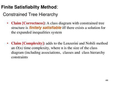 Ppt Efficient Methods For Solving Finite Satisfiability Problems In