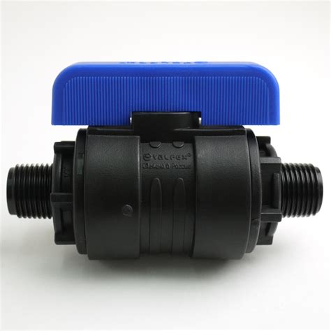 Кран VALFEX шаровый ПНД 1/2" - 1/2" наружная / наружная резьба - купить ...