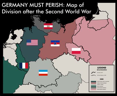 Germany Must Perish The Post War Division Of Germany Rimaginarymaps