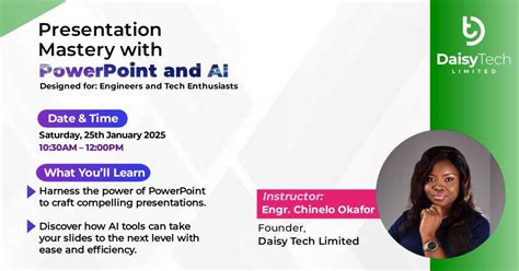 Our Courses Daisy Tech Limited Simplifying Data Science