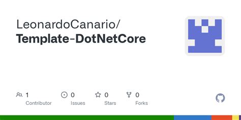GitHub LeonardoCanario Template DotNetCore