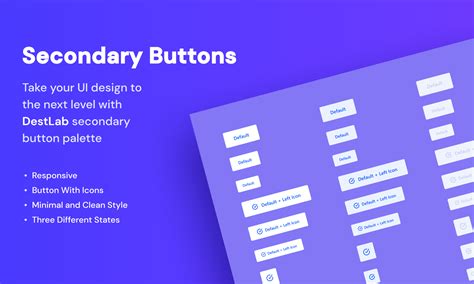 Secondary Button Concept By Destlab Figma