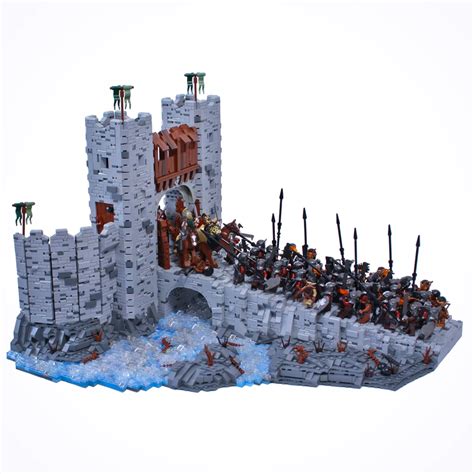 Lego Ideas Exploring The World Of Middle Earth Scene Last Stand On Helms Deep