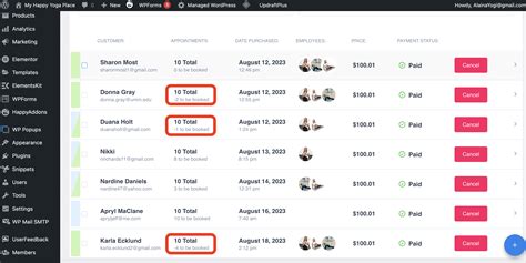 Issue With Clients Purchasing Packages Are Reflecting A Negative Value And Not Deducting From