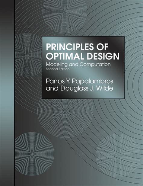 principles of optimal design