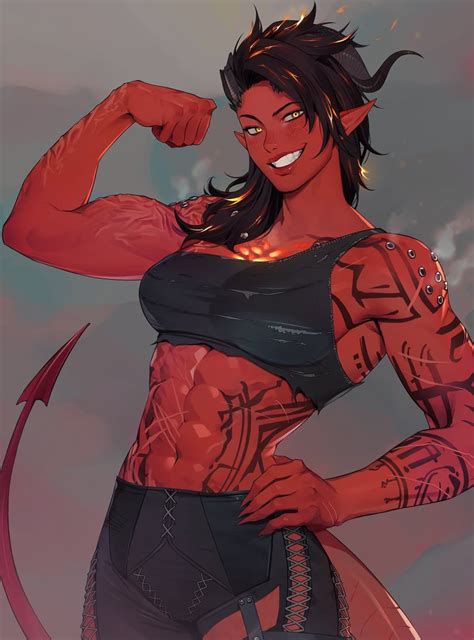 Karlach Dungeons Dragons And More Drawn By Lavelis Danbooru