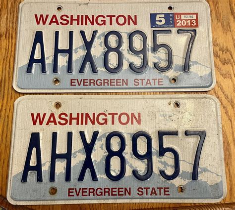 Washington State License Plates Specialty License Plates On The Rise