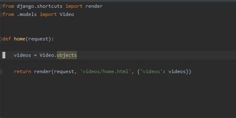 Python How To Display Videos In Homepage From Database In Django