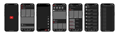 Premium Vector Youtube Interface In Iphone You Tube Screen Social