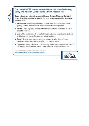 Solutions For Cambridge Igcse Information And Communication Technology