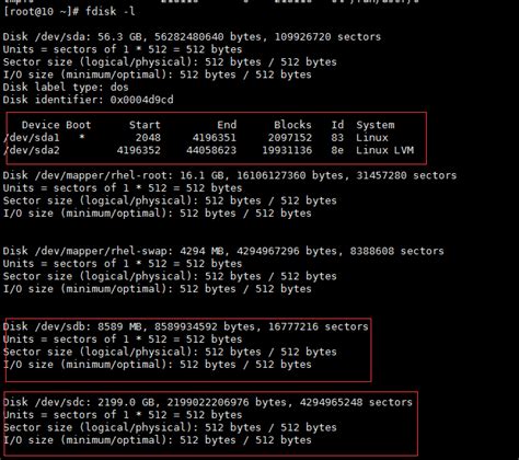 linux 挂载ext4分区 redhat7 下挂载硬盘和分区（xfs，ext4）虚拟机里面测试的！ csdn博客