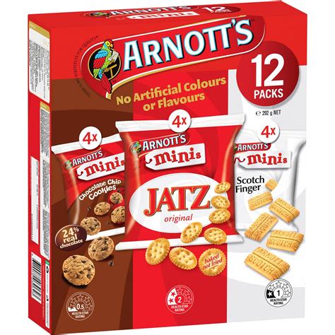 Arnotts Minis Multipack Biscuits Variety 12 Pack Woolworths