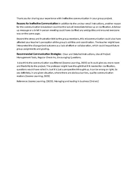 6 D Discussion Post Assignment For Module 6 Thank You For Sharing