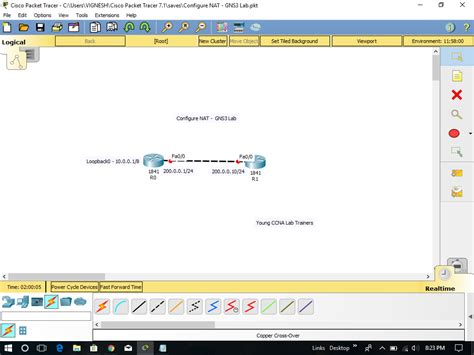 Young Ccna Lab Trainers Configure Nat Gns3 Lab