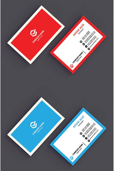 Modern Business Cared Design Template 3 Item Included Masterbundles