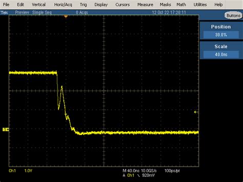 Sn74aup1g32 Outputy Abnormal Waveform Issue Logic Forum Logic