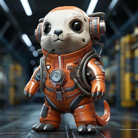 Premium Photo 3d Seal Robot Cartoon