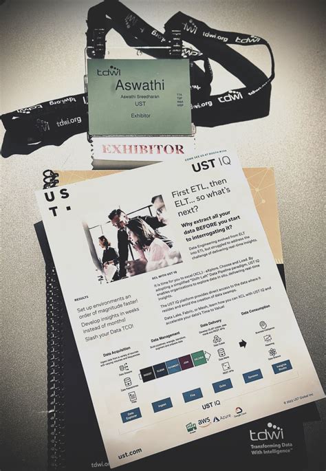 Aswathi Jyothish Sreedharan On Linkedin Tdwi Ustiq Xcl Data