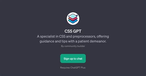 Css Gpt Ai Tool For Css