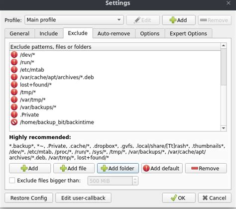 Backup Linux Pc Với Backintime Nhan Hoa Knowledgebase