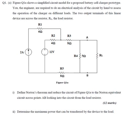 get answer q1 a figure q1a shows a simplified circuit model for