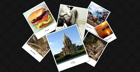 how to make a css3 polaroid gallery