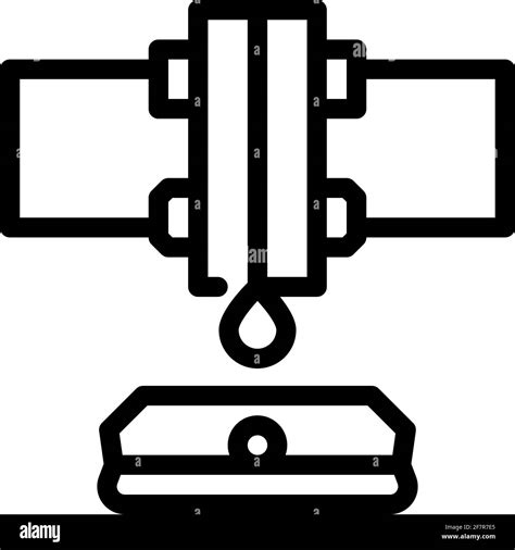 Water Sensor Line Icon Vector Illustration Black Stock Vector Image And Art Alamy