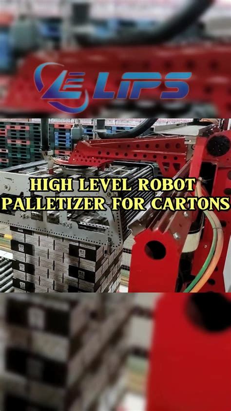 Automatic Case Vaccum Gripper Robot Palletizer Robot Packer Box Palletizer Packing Robot Cement