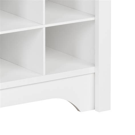 Shoe Cubby Console White The Brick