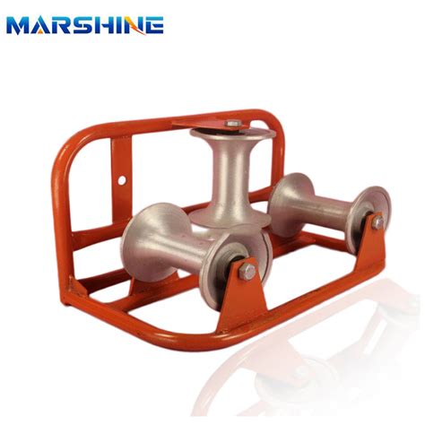 Power Ground Cable Triple Corner Type Roller Assembly Cable Ground