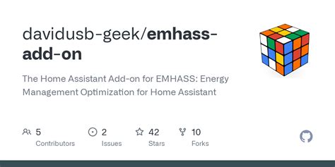 github davidusb geek emhass add on the home assistant add on for
