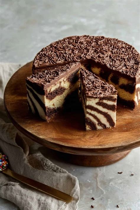 Zebra Cake Recipe 1 Stunning Swirl Dessert Youll Love
