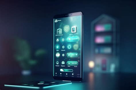 Premium Photo Smart Home Controlled Smartphone Internet Of Things