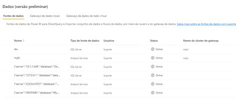 [dúvida] erro ao exibir relatÓrio report analysis com power bi