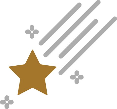 Falling Star Icon Style 10668141 Vector Art At Vecteezy