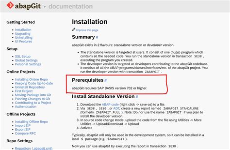 AbapGit Git Client For ABAP Discovering ABAP