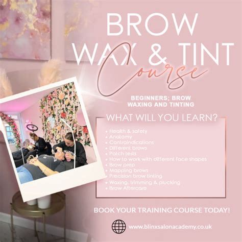 Beginners Brow Course Brow Waxing And Tinting Model Required Blinx Academy