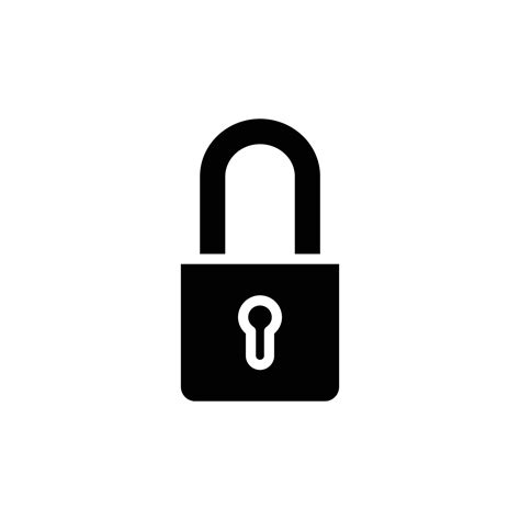 Pad Lock Solid Icon Design Good For Web Or Mobile App 50010214 Vector Art At Vecteezy