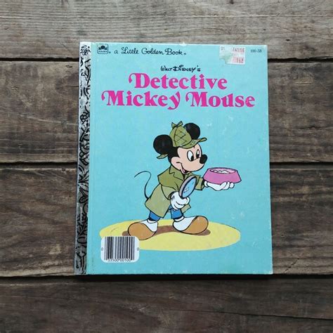 Mickey Mouse Detective Etsy