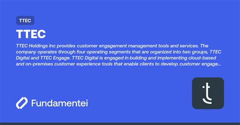 Ttec Ttec Holdings Fundamentei