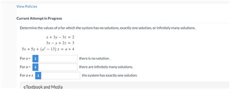 solved current attempt in progressdetermine the values of a