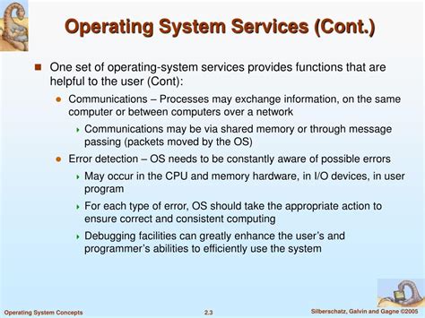 Ppt Understanding Operating System Services User Interface Program
