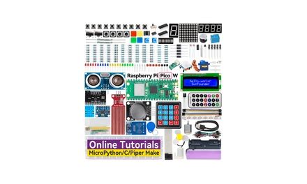 SunFounder Raspberry Pi Pico W Ultimate Starter Kit Kepler For Beginner Groupon